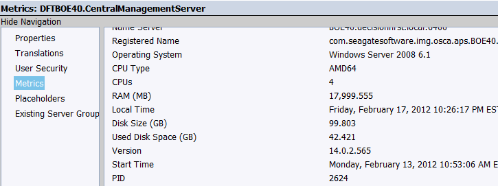 How to determine your patch and service pack level in BOE 4.0 | SAP BI Blog